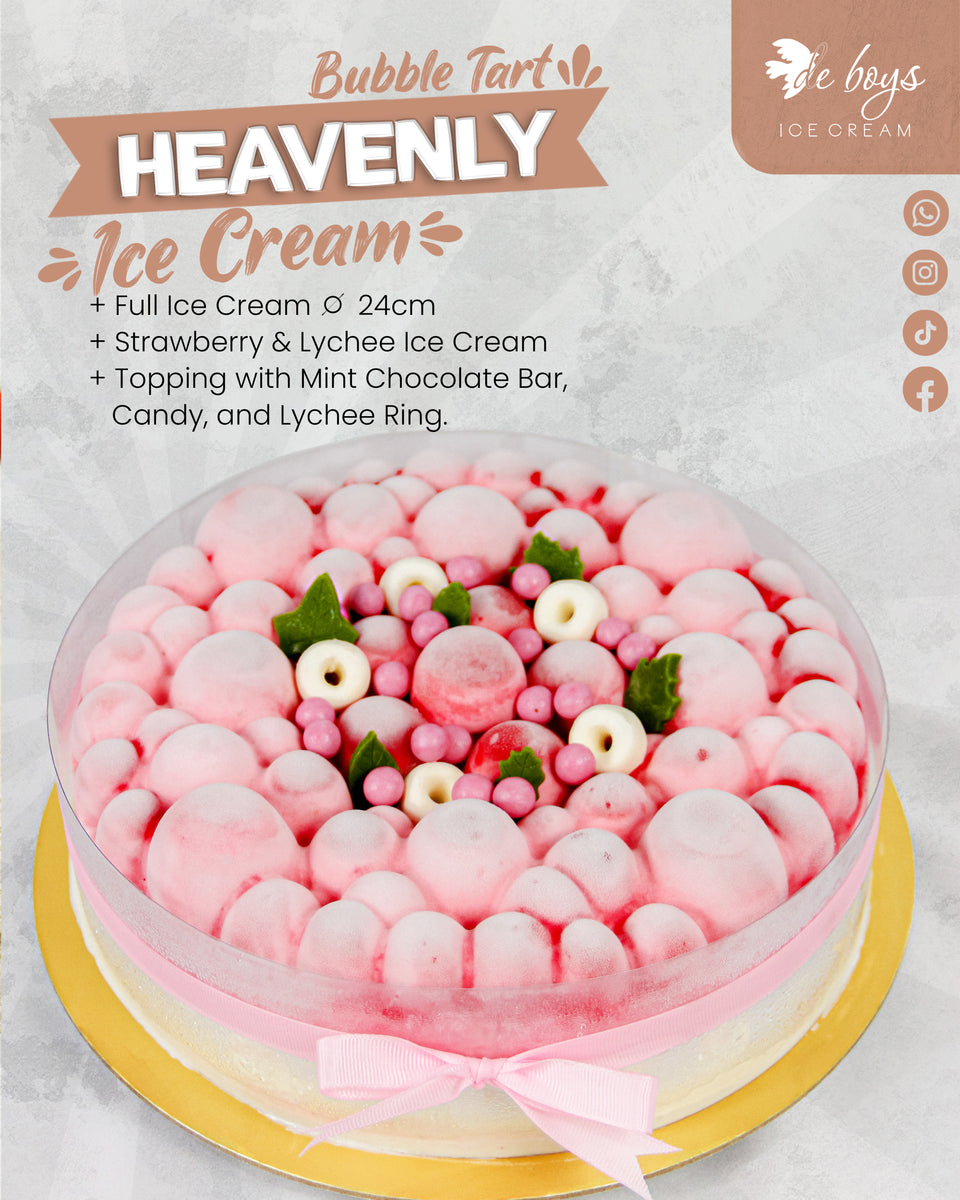 Bubble Tart - HEAVENLY – de Boys Ice Cream